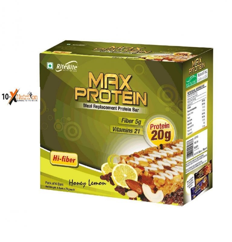 Max Protein – Honey Lemon – Pack of 6 – Tenxnutrition.in